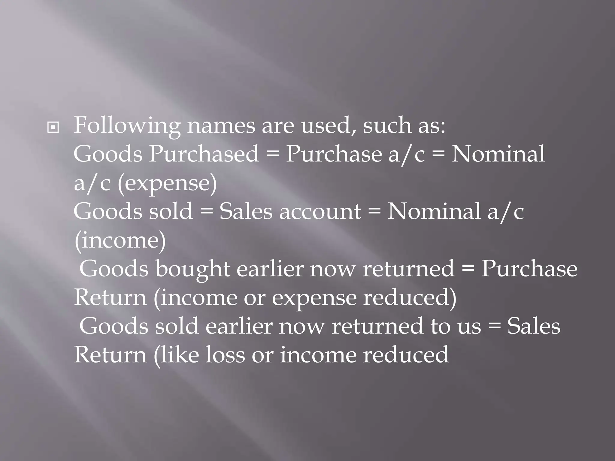 Basic rule accounting by prof g p dang DAV Pg College dehradun | PPT ...