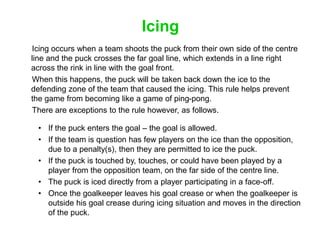 basic_rules.ppt | Ice Hockey | Sports