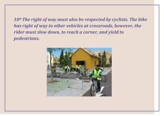 Basic rules for correct riding bike | DOCX