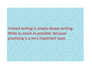 Basic rules for effective writing | PPTX