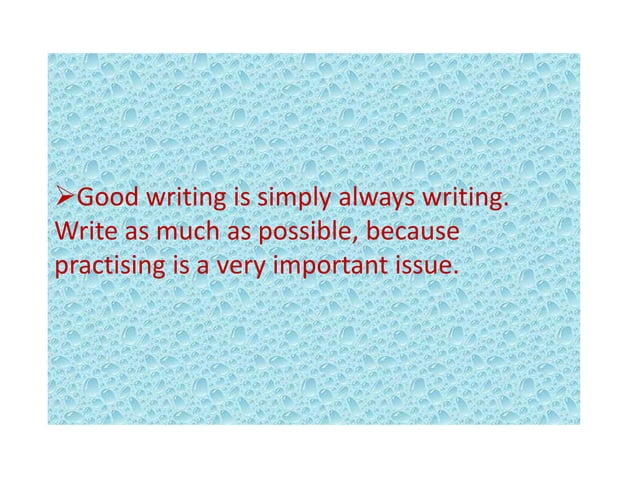 Basic rules for effective writing | PPTX