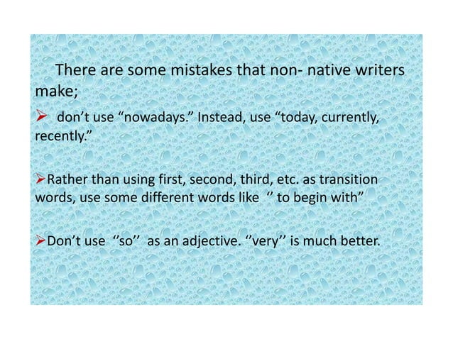 Basic rules for effective writing | PPTX