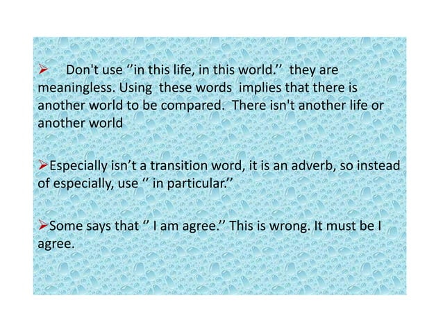 Basic rules for effective writing | PPTX