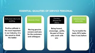Basic Rules for Guest Service food and beverage | PPTX