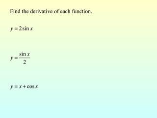Basic Rules Of Differentiation | PPT