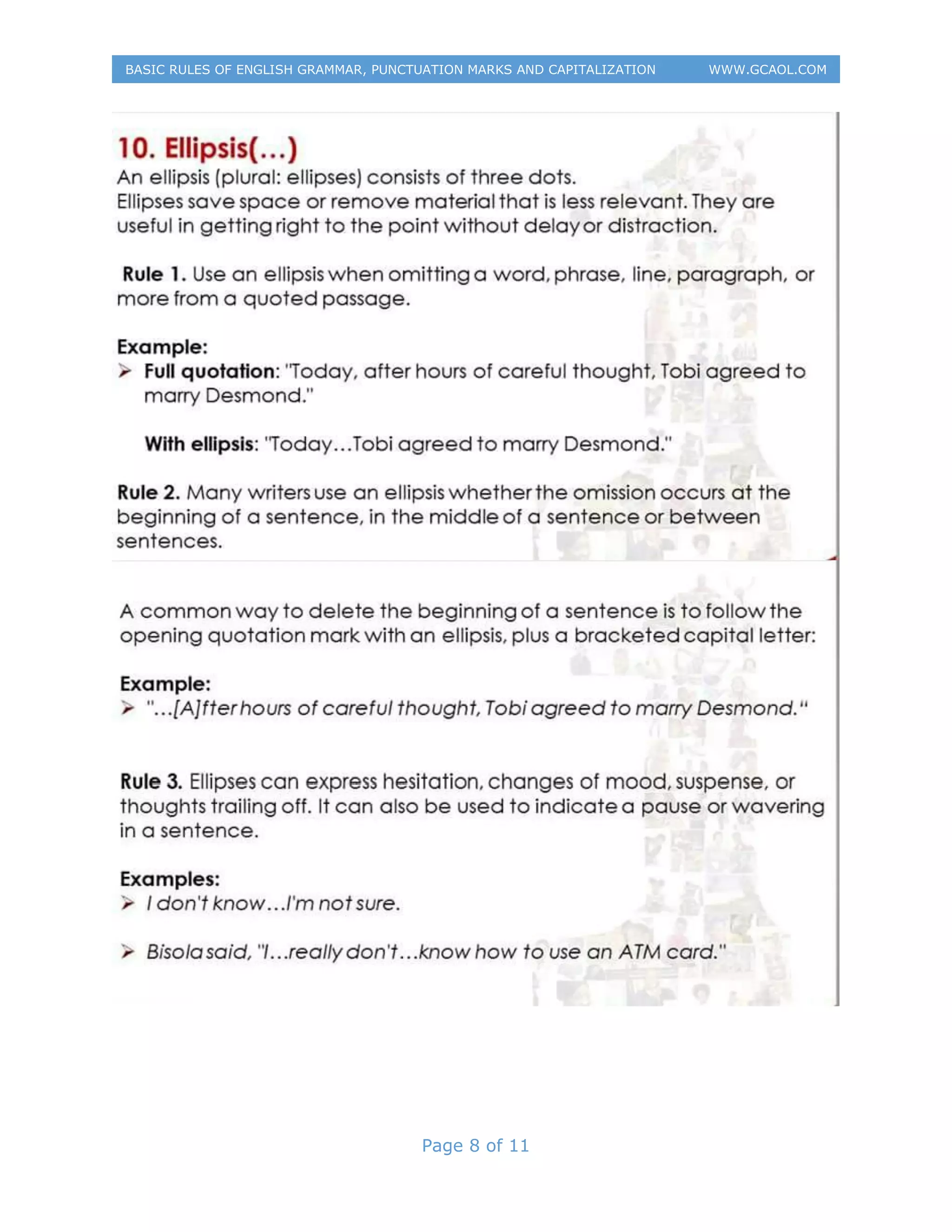 Basic rules of english grammar | PDF