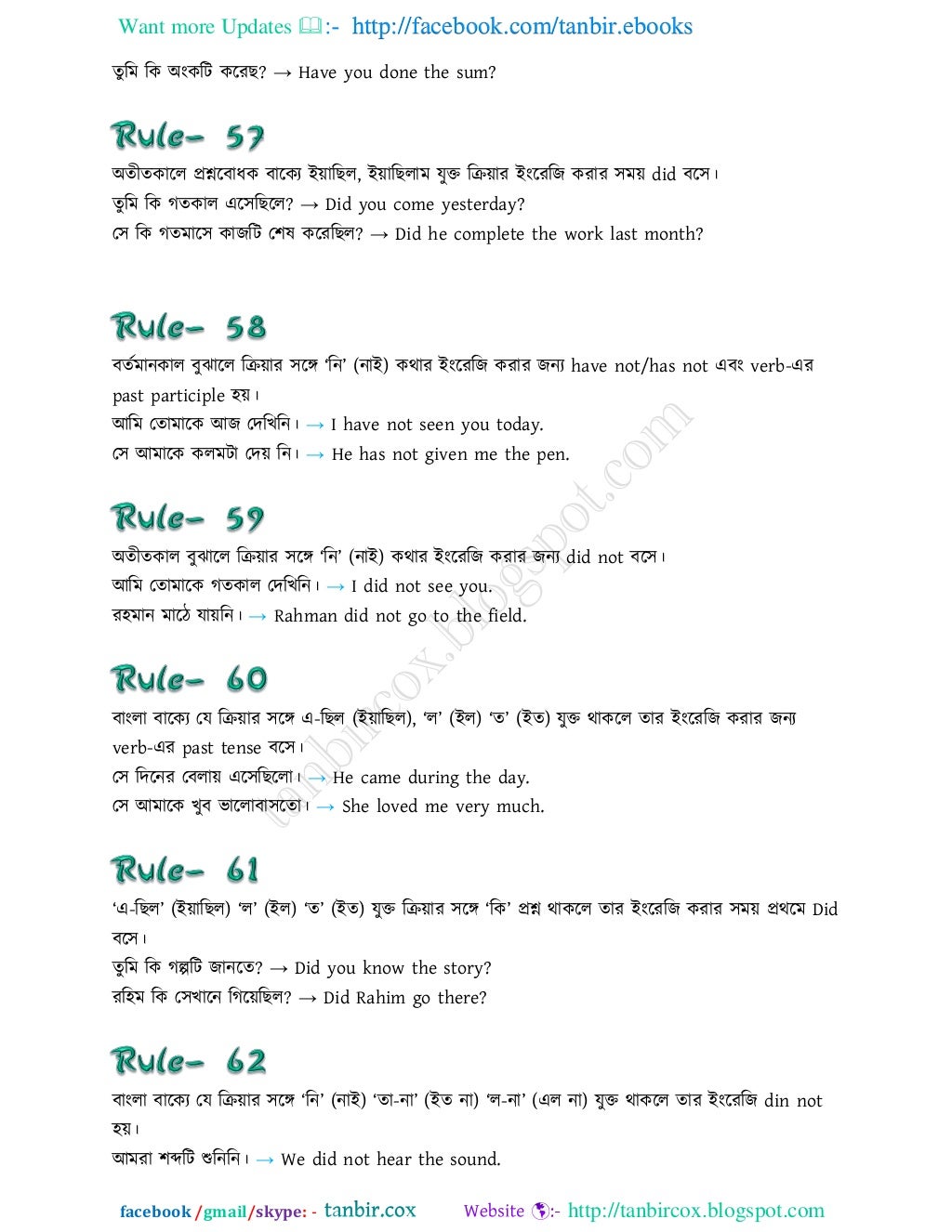 Basic Rules Of English Speaking billal hossain88 yahoo basic-rules-of-english-speaking-billal-hossain88-yahoo