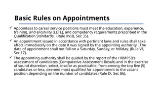 Basic Rules on Appointments for beginners.pptx