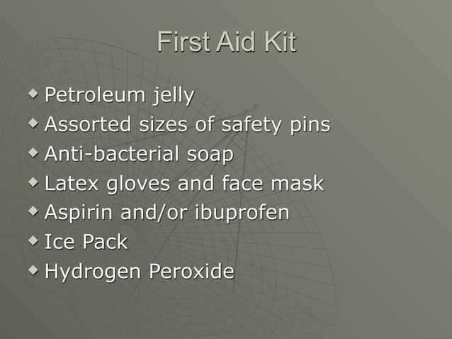 Basics of First aid for children in Middle School | KEY | First Aid ...