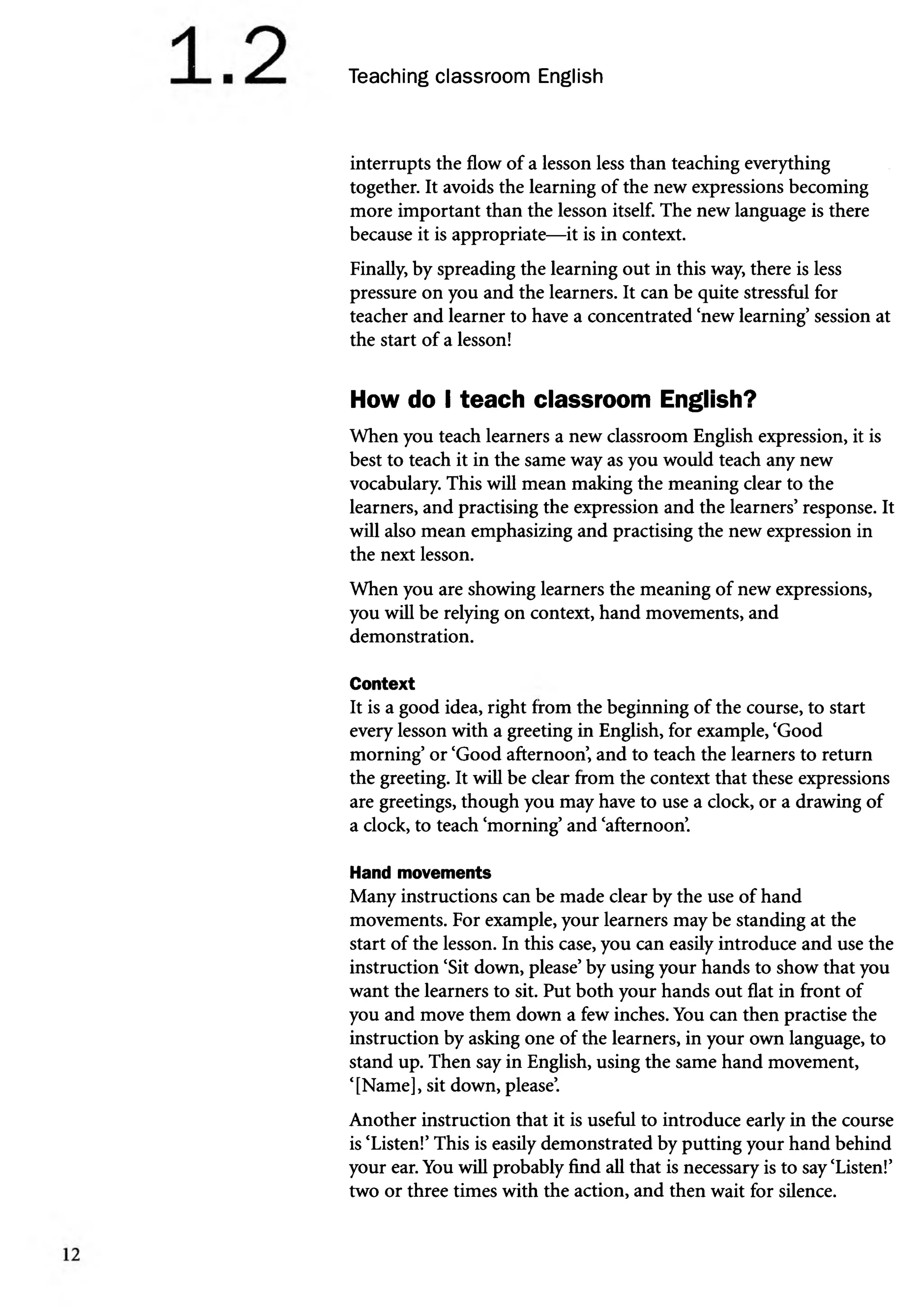 Basics classroom english | PDF
