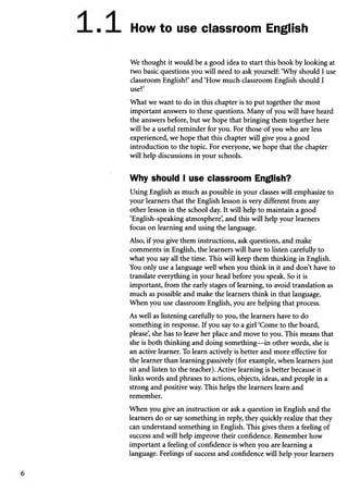 Basics classroom english | PDF