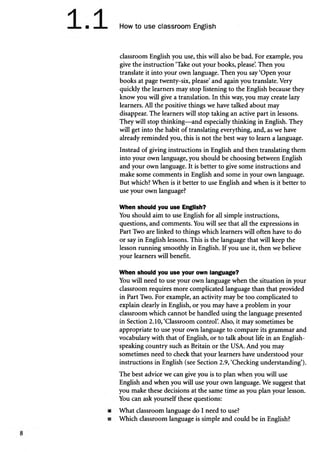 Basics classroom english | PDF