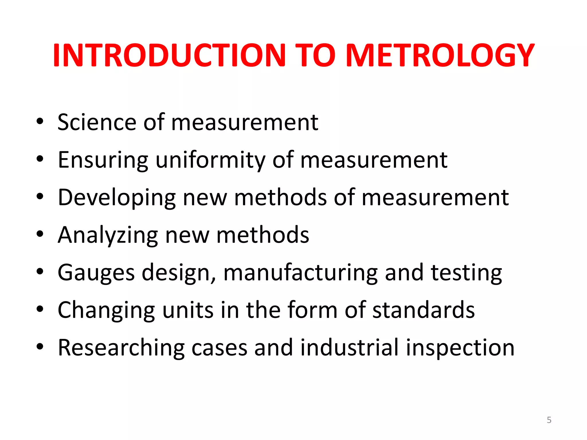 Basics --- metrology and measurements | PPTX | Physics | Science