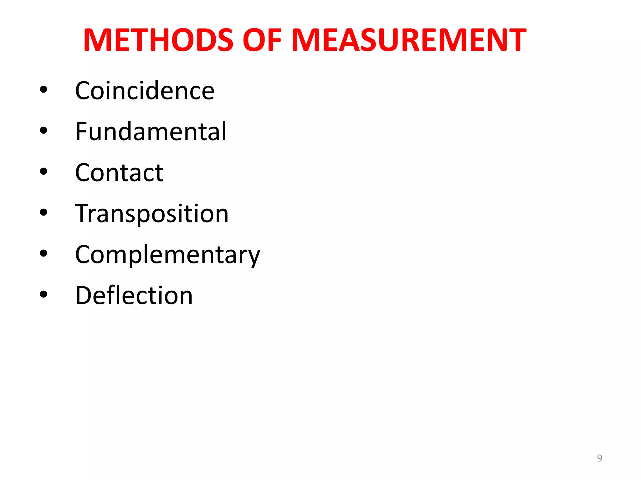 Basics --- metrology and measurements | PPTX | Physics | Science
