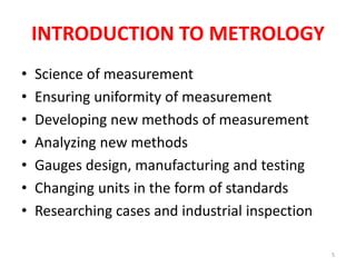 Basics --- metrology and measurements | PPT
