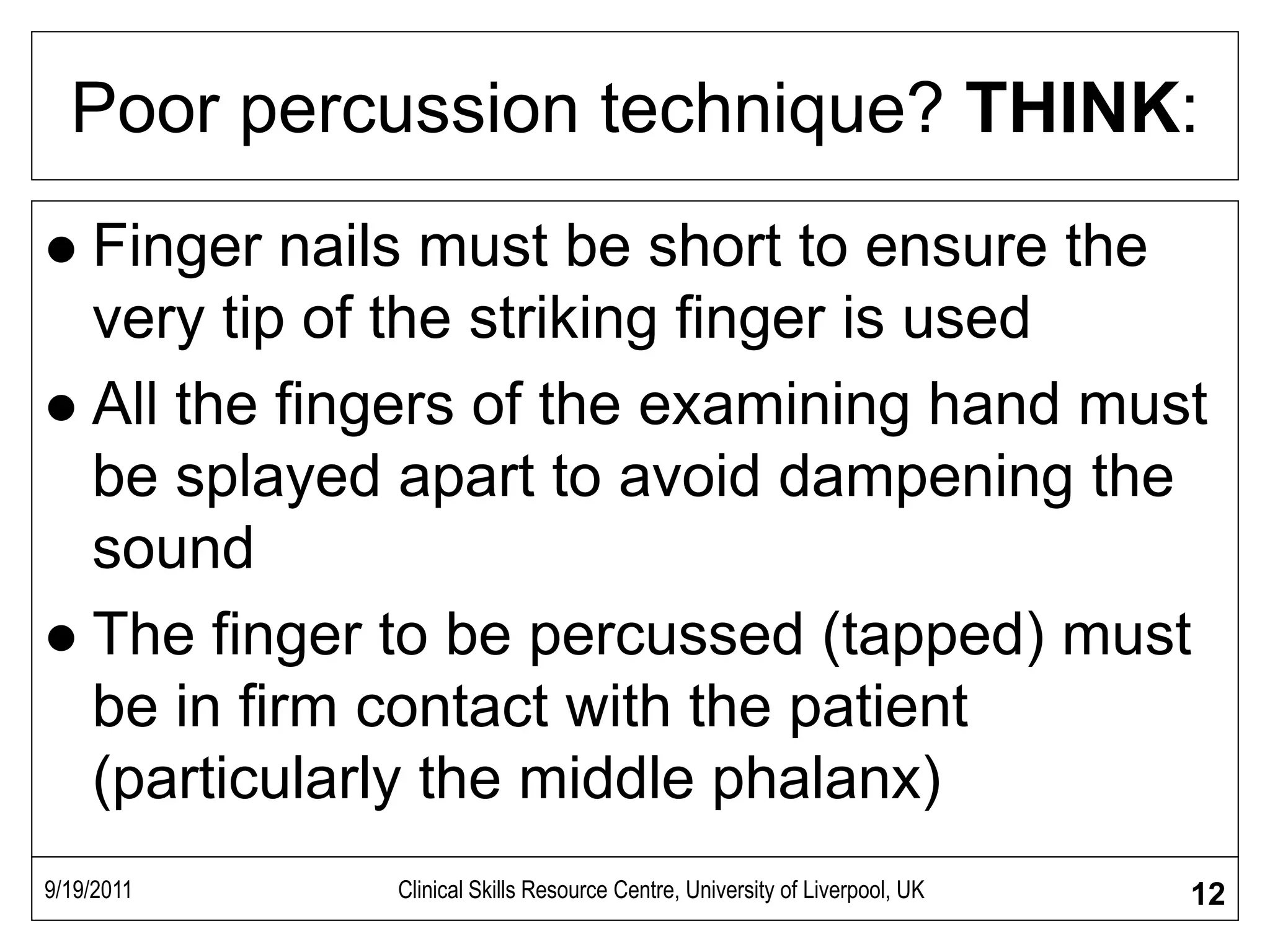 Basics of a Clinical Exam | PDF