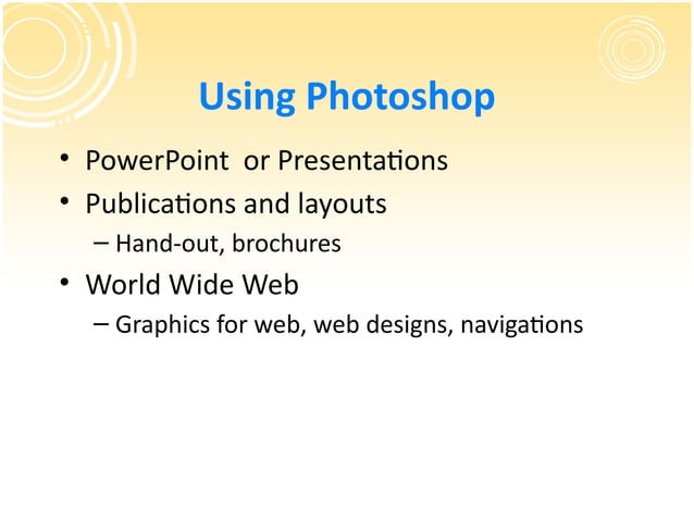 basics of adobe photoshop. for jhs grade 7 | PPTX | Photo Editing ...