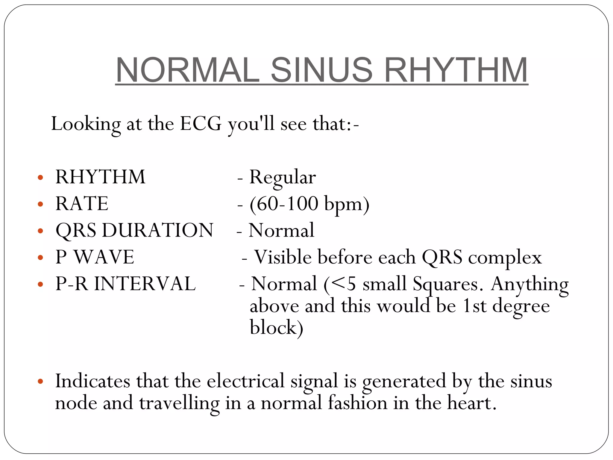 Basics of ECG | PPT