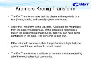 Basics of Electrochemical Impedance Spectroscopy | PPT