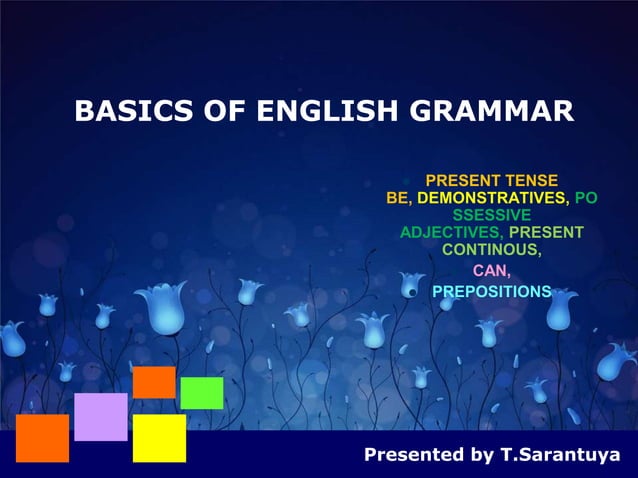 Basics of-english-grammar | PPT