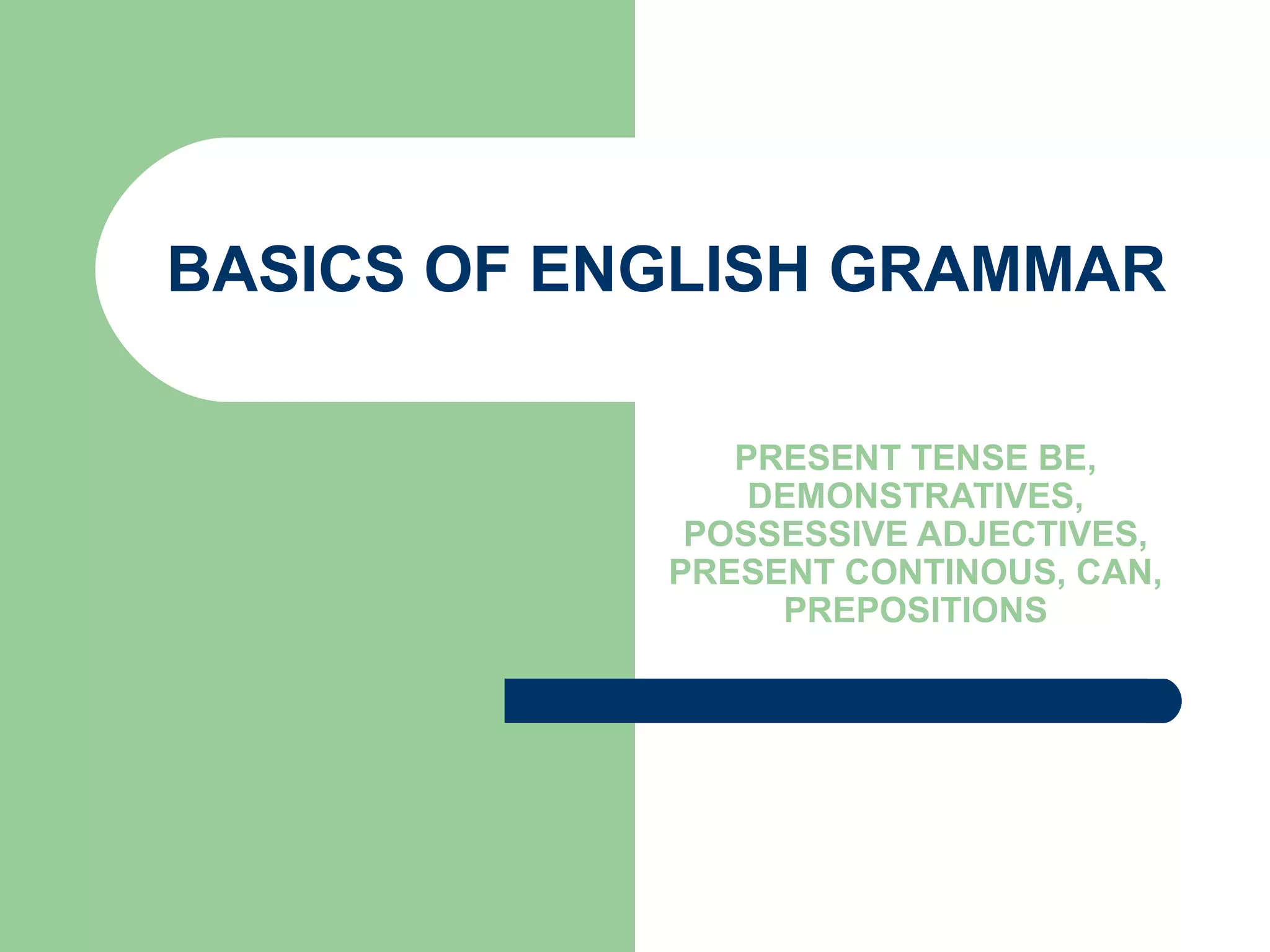 Basics of-english-grammar | PPT