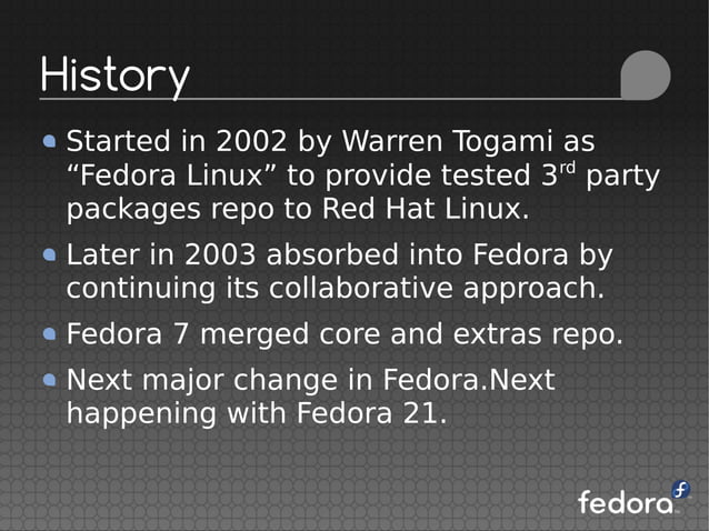 Basics of-foss-fedora-introduction | PPT