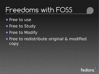 Basics of-foss-fedora-introduction | PPT