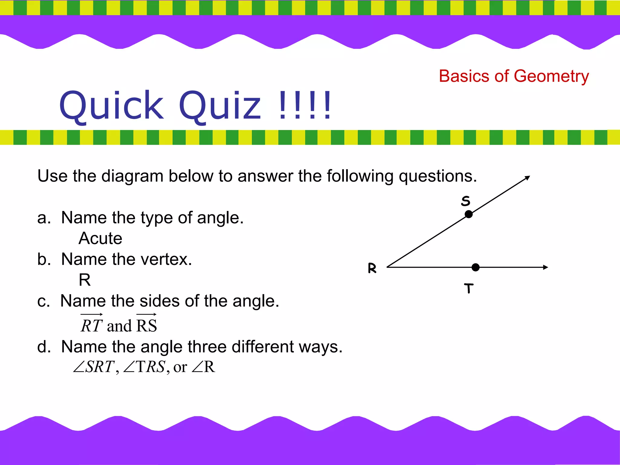 Basics Of Geometry 1 | PPT