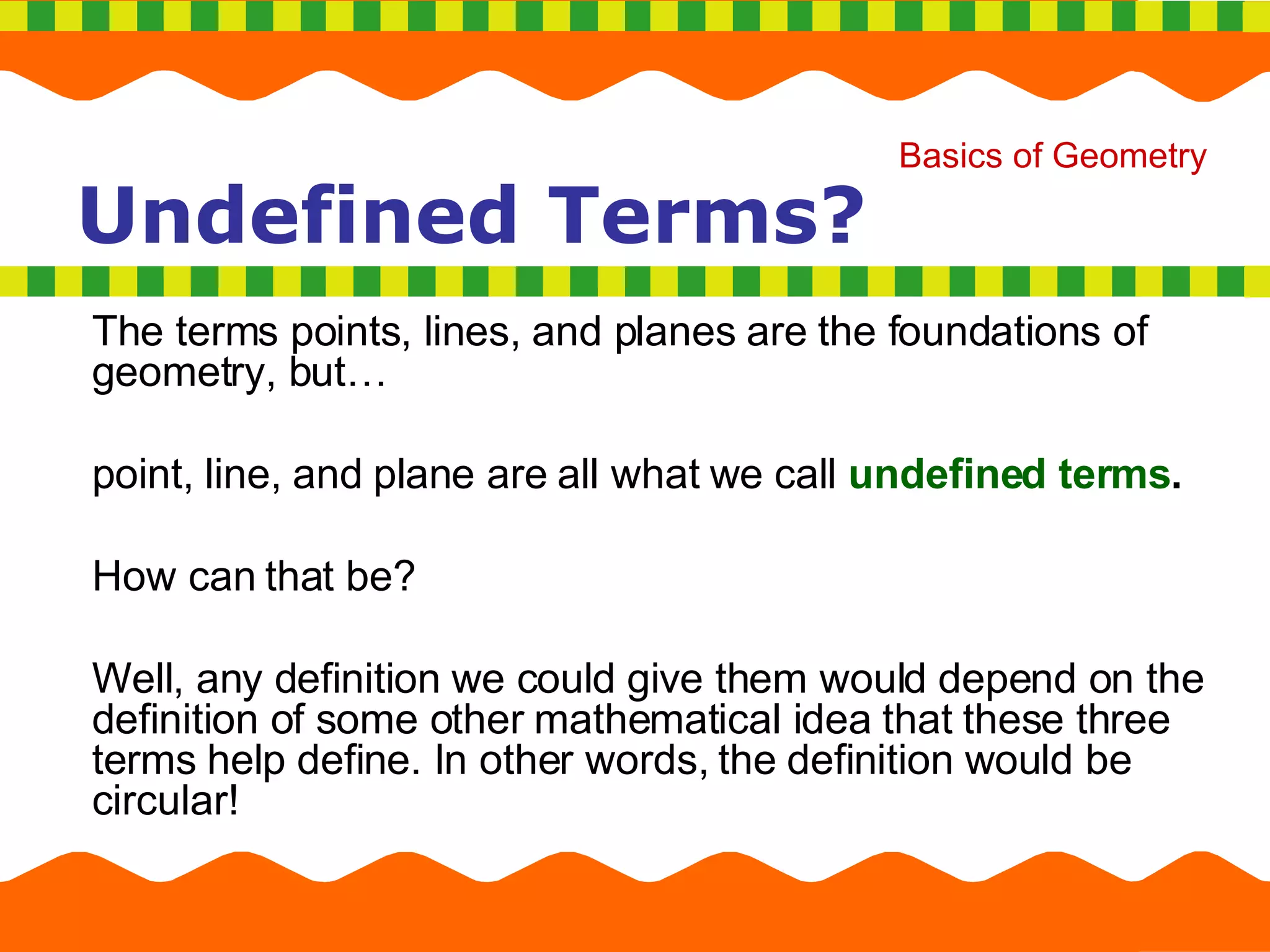 Basics Of Geometry 1 | PPT