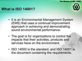 Basics-of-ISO ASDFA DSF ASD FA SDF ASDF AS FADS-14001.ppt | Environmental Services Industry ...