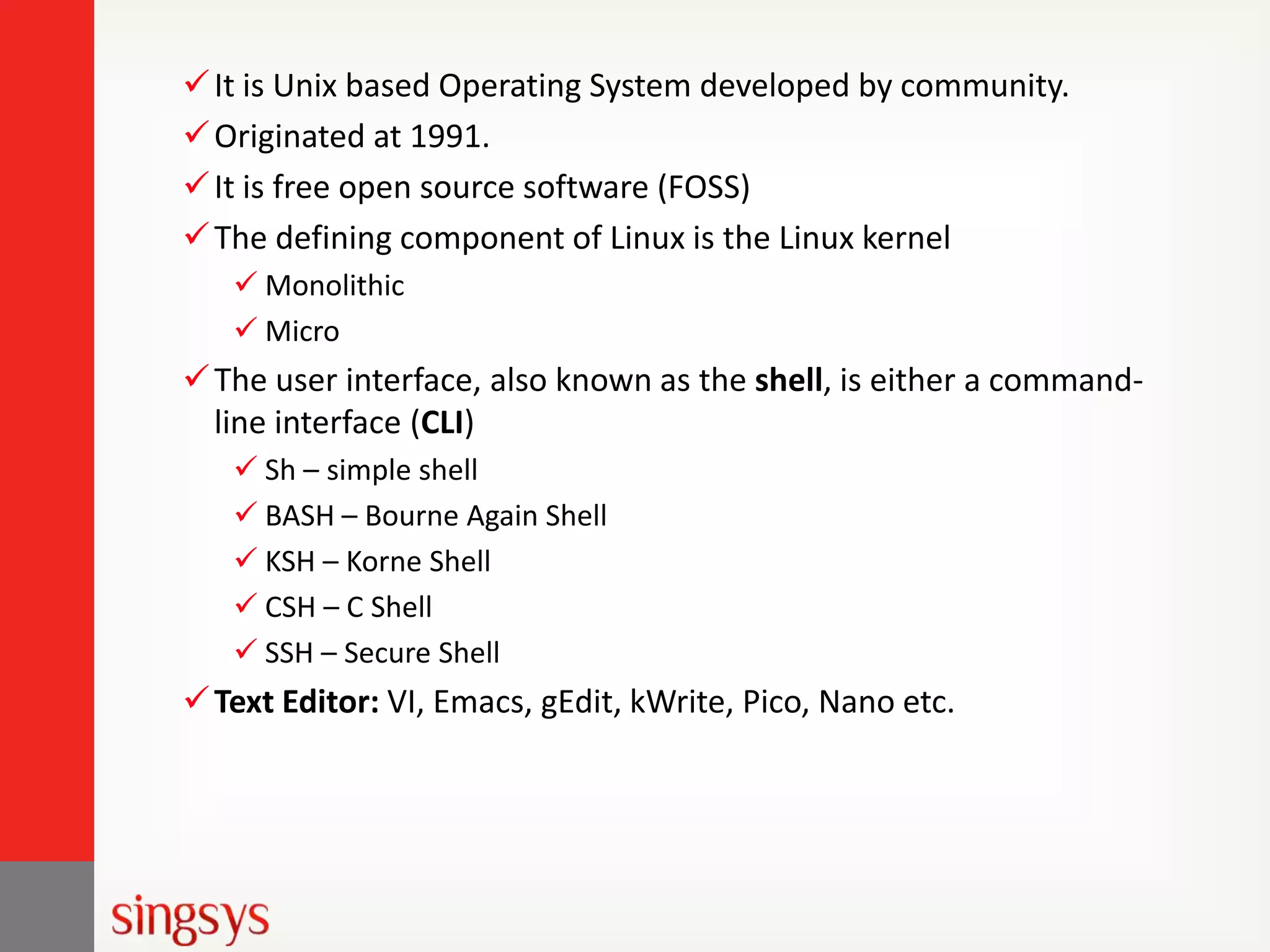 Basics of-linux | PPT | Free download