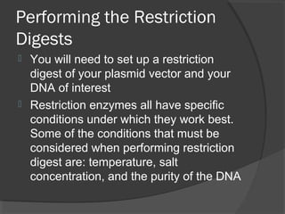 Basics of molecular cloning | PPT