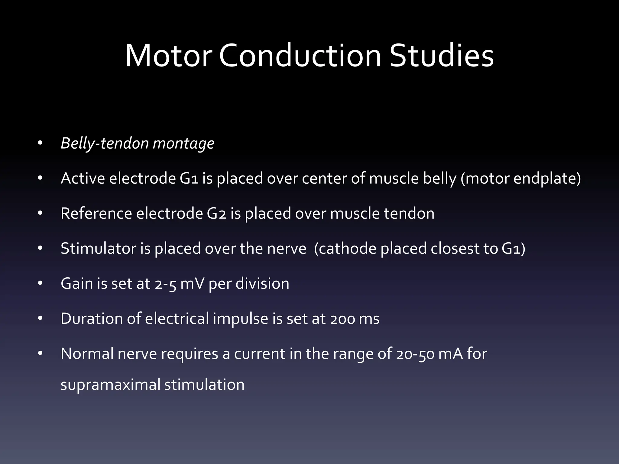 ncs study - basics of nerve conduction study | PPTX