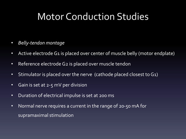 ncs study - basics of nerve conduction study | PPTX | Brain and Nervous ...