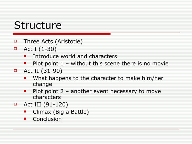 Basics Of Screenwriting | PPT