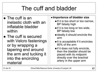 Basics of Taking a Blood Pressure | PPTX