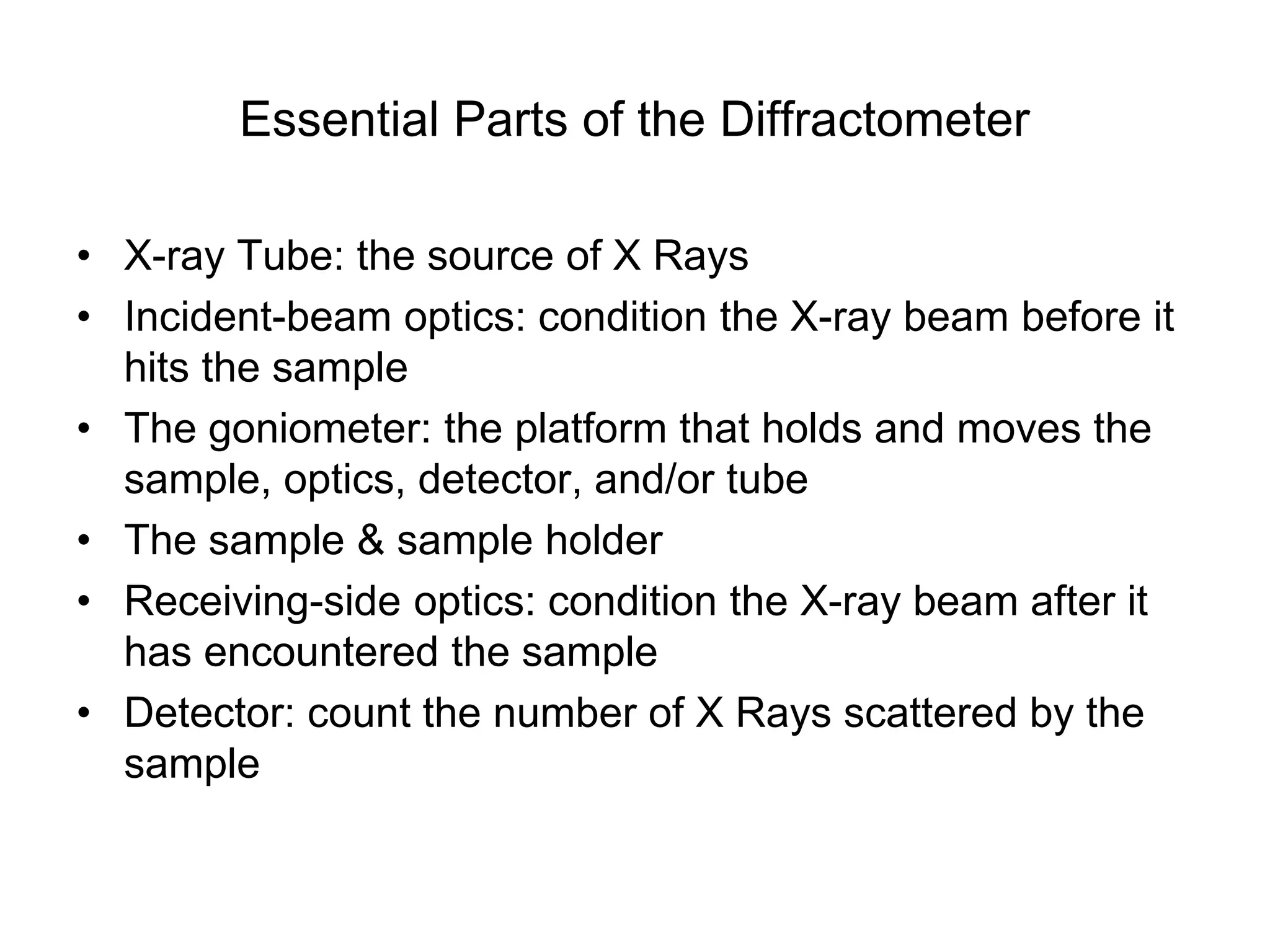 Basics of-xrd | PPTX