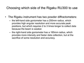 Fundemendals of X Ray Difraction Spectroscopy | PPT