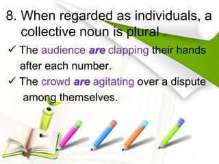 Basic Subject- Verb Agreement | PPTX