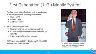 Different Generations Of Mobile Technologies | PDF