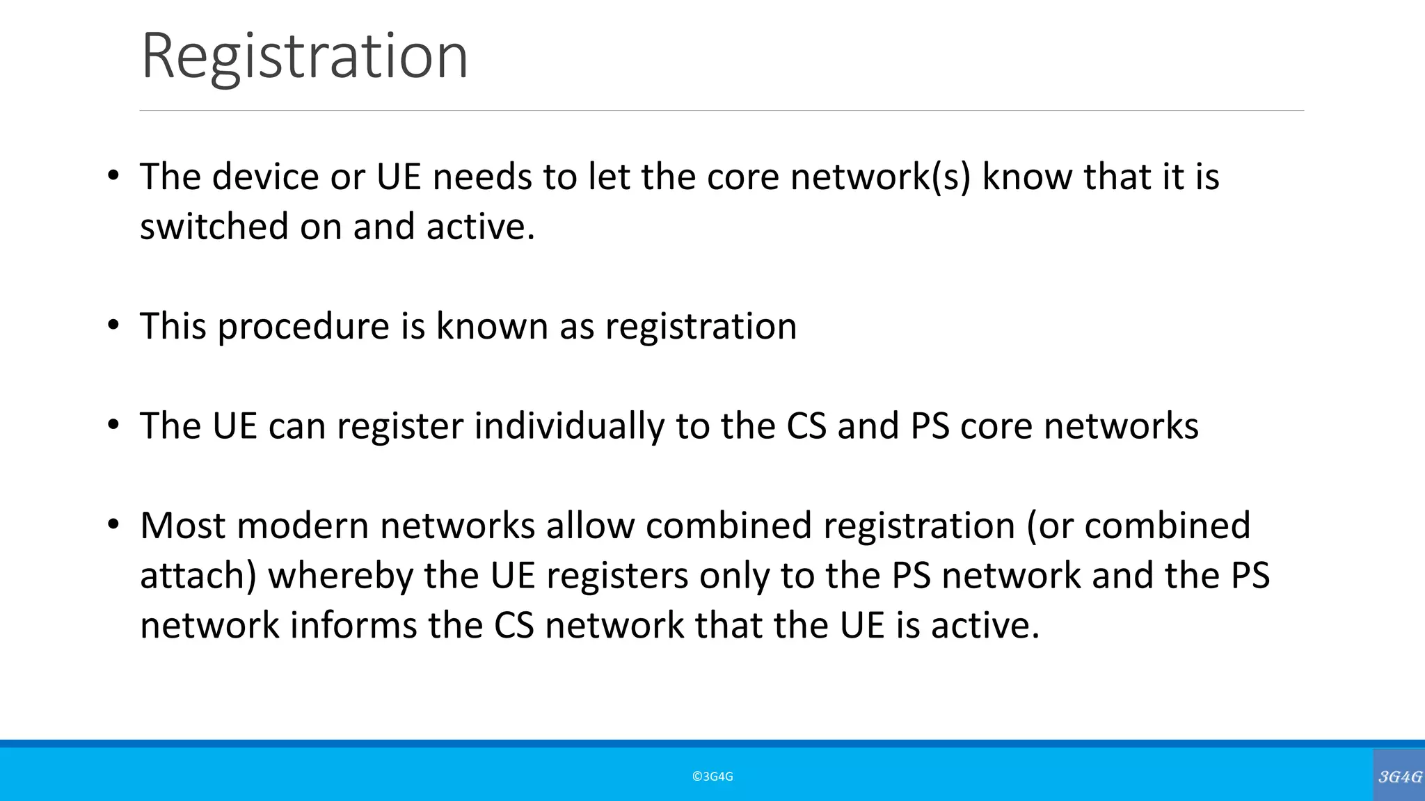 Simplified Call Flow Signaling: Registration - The Attach Procedure | PDF