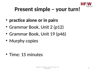 Basics 01 - present simple & continuous.pptadsjdghasyG | PPT