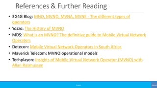 MNO, MVNO, MVNA, MVNE: Different types of mobile operators | PPT