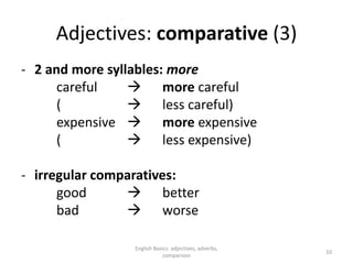 Basics 06 - adjectives, adverbs, comparison.pptx