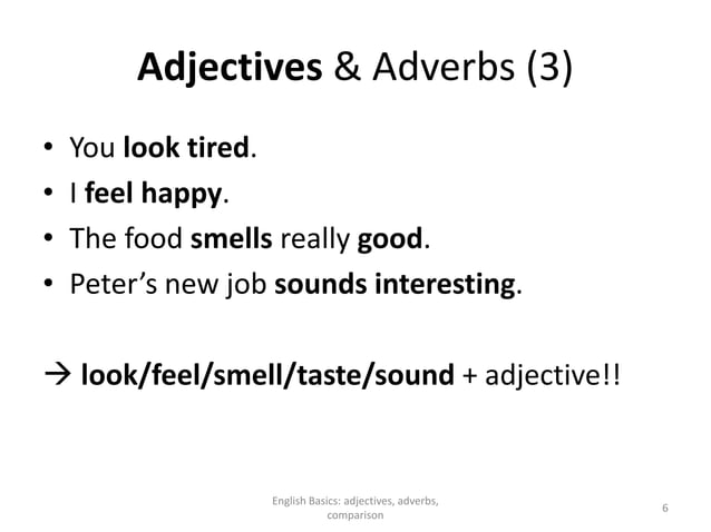 Basics 06 - adjectives, adverbs, comparison.pptx