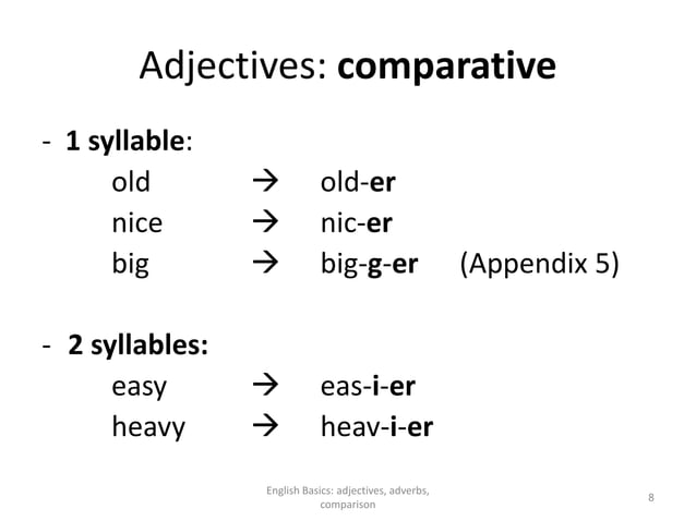 Basics 06 - adjectives, adverbs, comparison.pptx