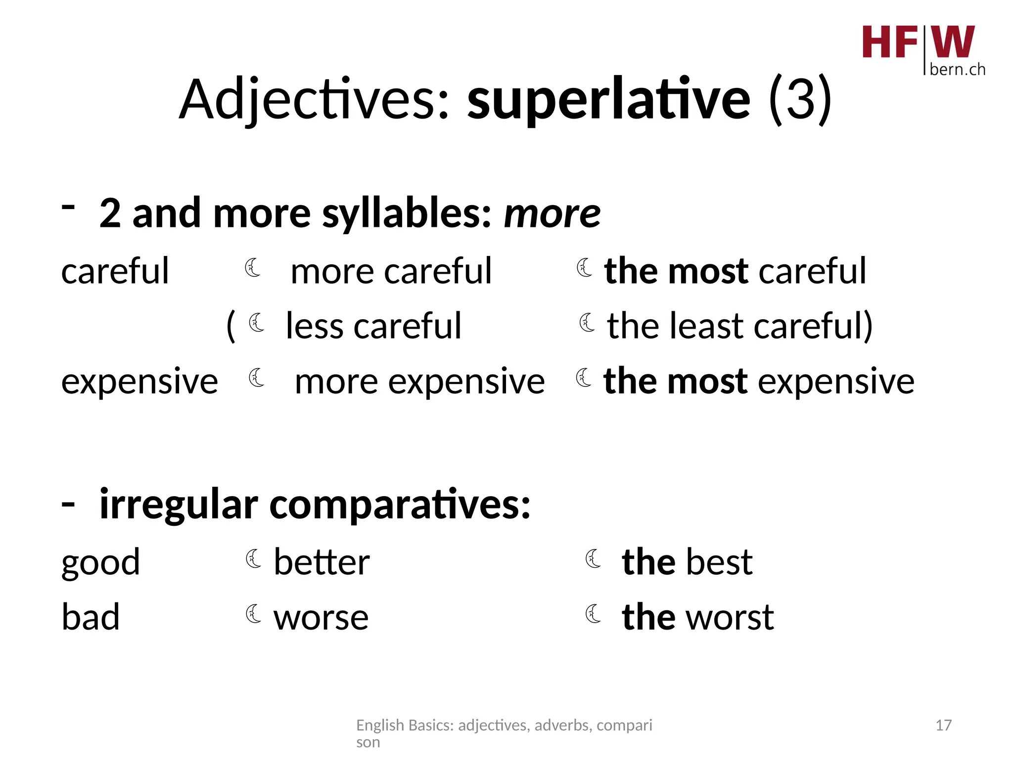 Basics 06 - adjectives, adverbs, comparison.pptx