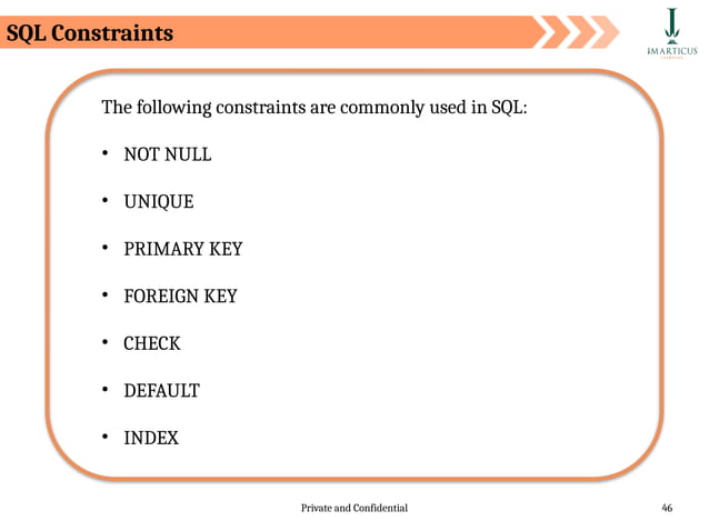 Basics171 slides Sql fundamentals slides | PPT