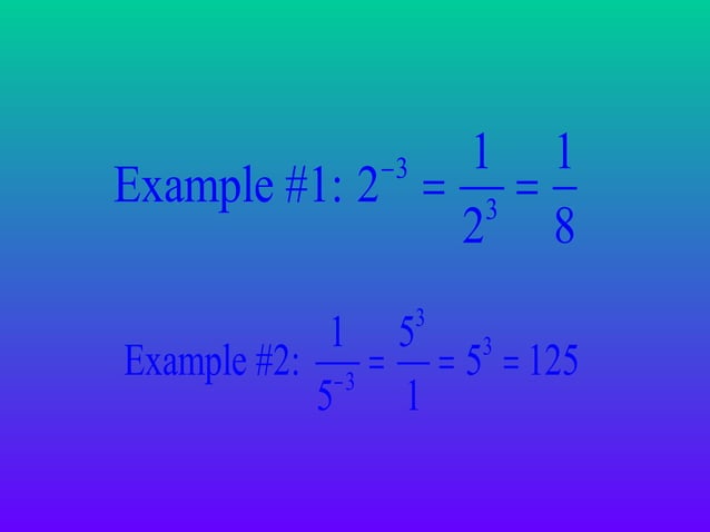 Basics about exponents | PPT