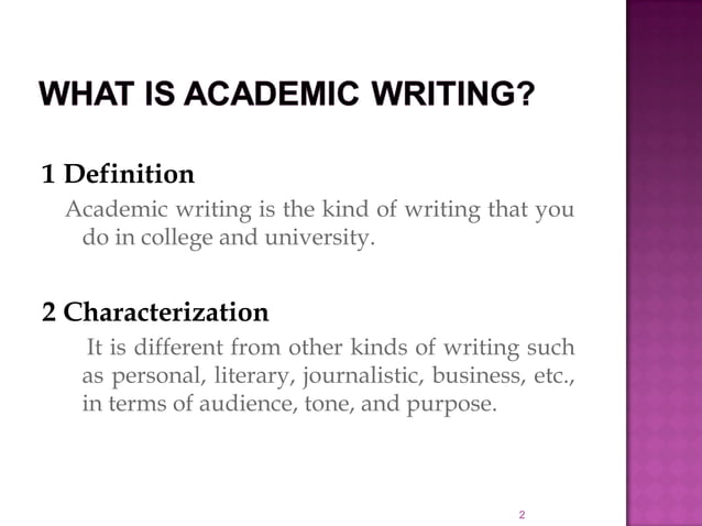 Basics academicwriting ｭ | PPT